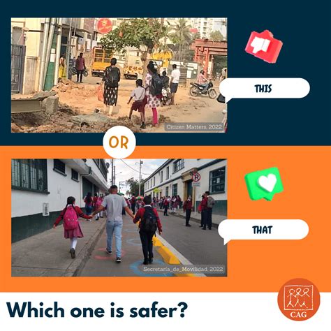 Road Safety Separate Footpaths Near Schools Cag