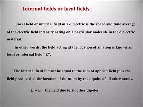 Dielectric Material And Properties Ppt Physics Science