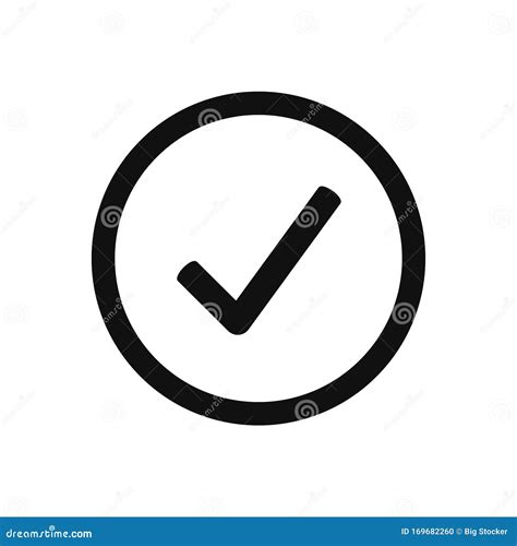 Check Mark Vector Icon In Modern Design Style For Web Site And Mobile