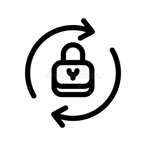 Reset Password Icon Vector Symbol Design Illustration Stock Vector Illustration Of Security