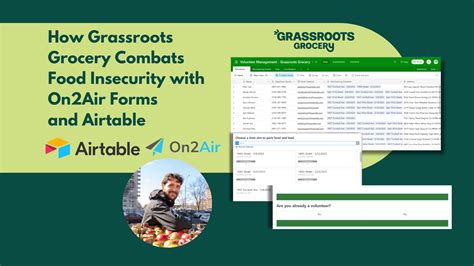 how grassroots grocery combats food insecurity with on2air forms and