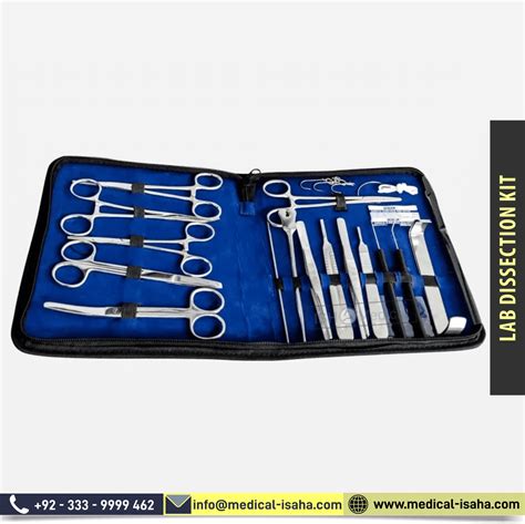 Lab Dissection Kit 15 Pcs Handmade Dissection Tools Isaha Med