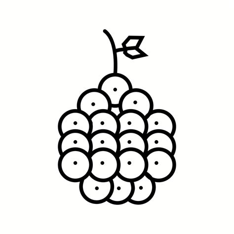 Unique Raspberry Vector Line Icon 15427410 Vector Art At Vecteezy