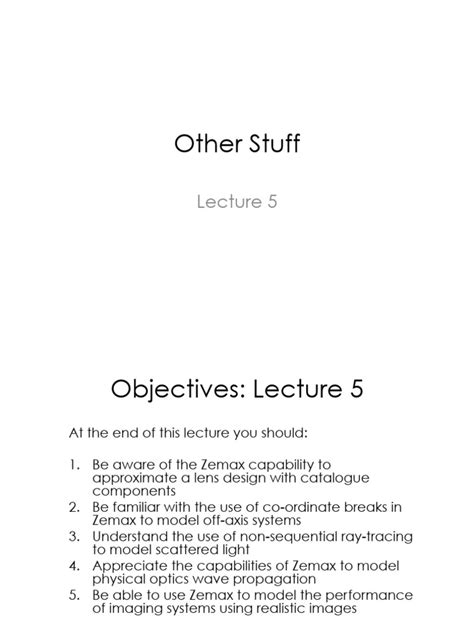 Lecture 5 Pdf Optics Diffraction