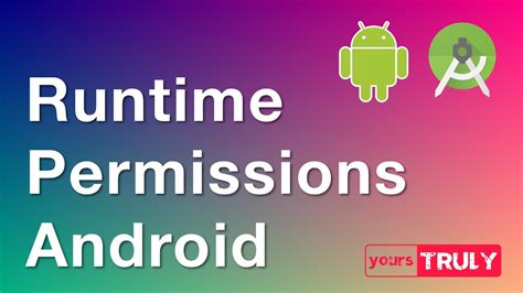 Runtime Permissions Android | Required from API 23 and above - YouTube
