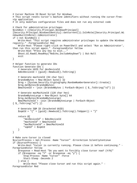 Reset Cursor Windows V01ps1 Pdf System Software Computer