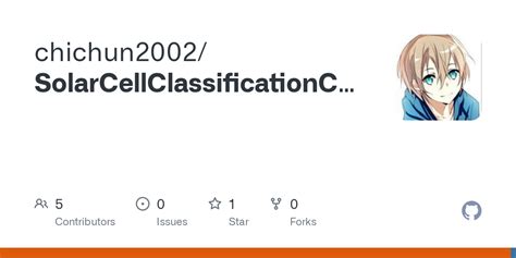 GitHub Chichun SolarCellClassificationCOMP