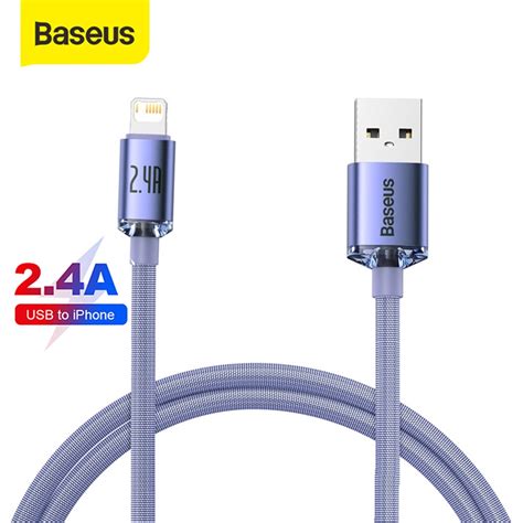 Jual Baseus Crystal Shine Kabel Data Iphone Cable Usb To Lightning Fast
