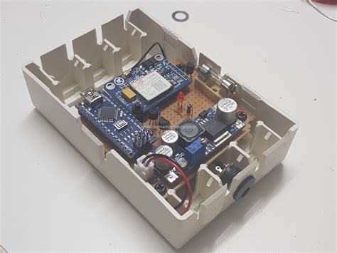 Pcb Arduino En Sim800l Module Inbouwkast Raymarine Navigatie Informatie En Uitleg