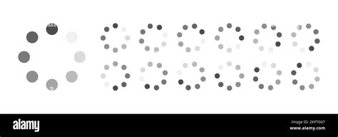 Circular Loading Buffering Icons Vector Video Ready For Animation Gif All Keyframes Frames