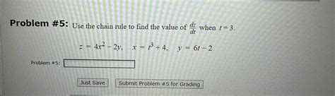 Solved Problem Use The Chain Rule To Find The Value Of Chegg