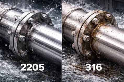 2205 Vs 316 Stainless Steel Strength And Corrosion Compared