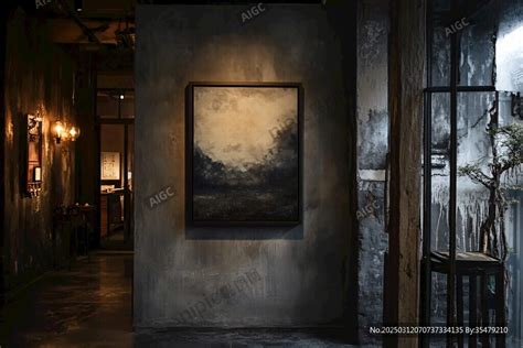 Ai创作图走廊 艺术 画作 墙壁 光线 氛围 艺术品 画廊 室内设计 装饰 艺术品展示 墙面 艺术品收藏 艺术展览 昵图网
