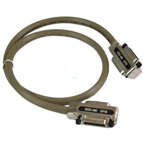 New 3ft Adapter For Ieee 488 Gpib Cable Metal Connector In Connectors