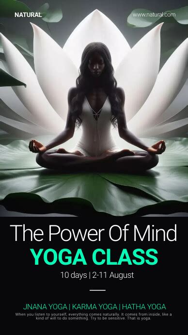Yoga Class Ad Template Postermywall