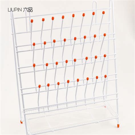 Laboratory Drip Rack Beaker Flask Test Tube Drain Rack Iron Spray