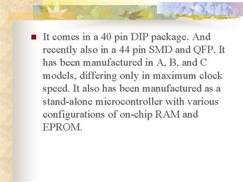 MICROCONTROLLERS What Is A Microcontroller N A Microcontroller