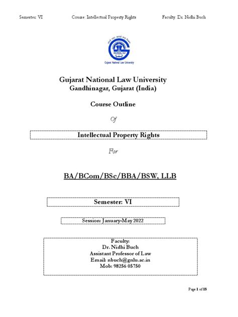 Course Outline 2022 Pdf Intellectual Property Copyright Infringement