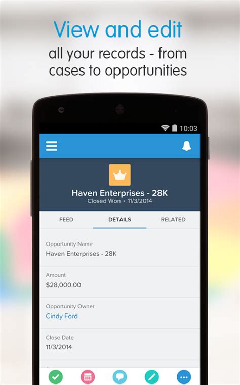 Salesforce1 Screenshot