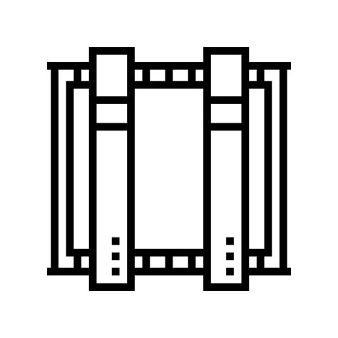 Plant Equipment For Glass Production Line Icon Vector Illustration 10406973 Vector Art At Vecteezy