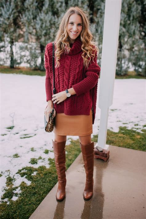 Babe Leather Skirt Twenties Girl Style