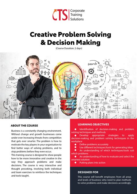 creative problem solving and decision making skills giải pháp Đào tạo