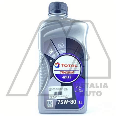ULJE TOTAL 75W-80 TRANS. GEAR 8 1lit. 58400 21408 – Metalia Auto