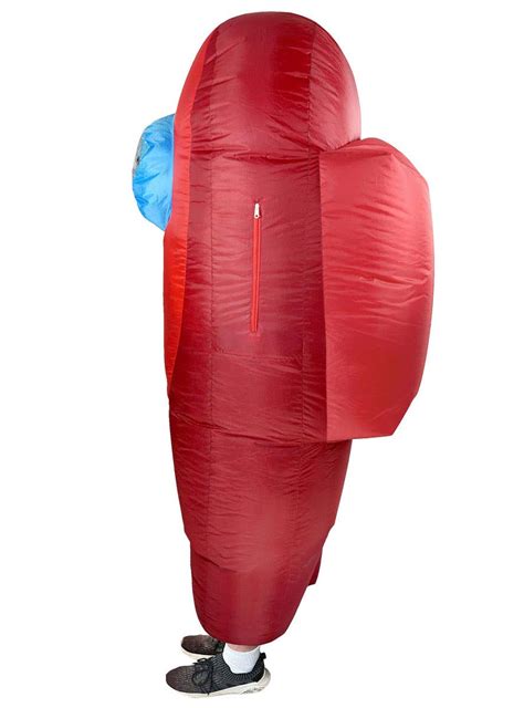 Red Among Us Adults Costume Red Among Us Inspired Costume For Adults