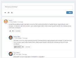 Bootstrap Html Snippet Social Network Home News Feed
