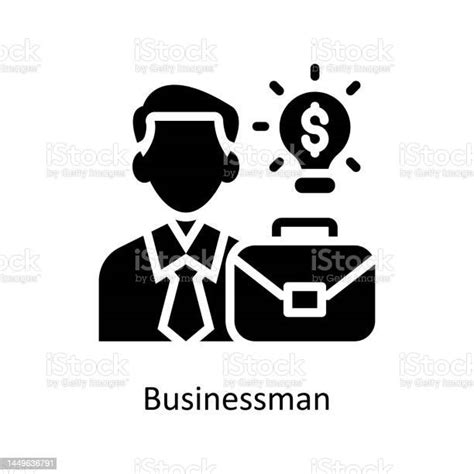 국제 사업가 벡터 솔리드 아이콘 디자인 그림입니다 흰색 배경에 비즈니스 및 금융 기호 Eps 10 파일 경영자에 대한 스톡 벡터