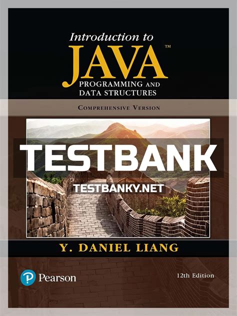 Test Bank For Introduction To Java Programming And Data Structures 12th Edition Liang Isbn