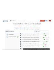 Interactive JavaScript Quiz Introduction Exam Objectives X AN American Public University