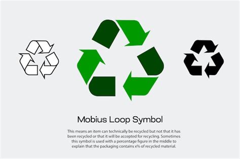 Premium Vector Mobius Loop Symbol