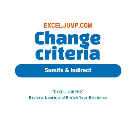 How To Flexibly Adjust Conditions To Cell Values Using Sumifs And