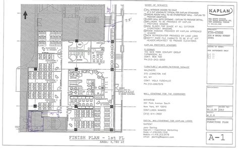 Kaplan Classroom Floor Plan