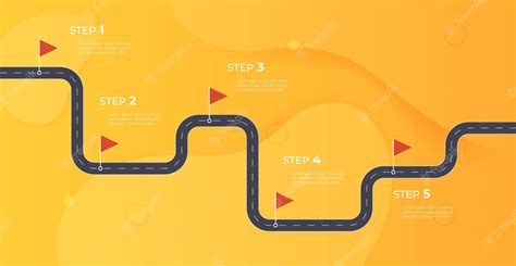 Premium Vector Timeline Infographics Template Workflow Process Chart