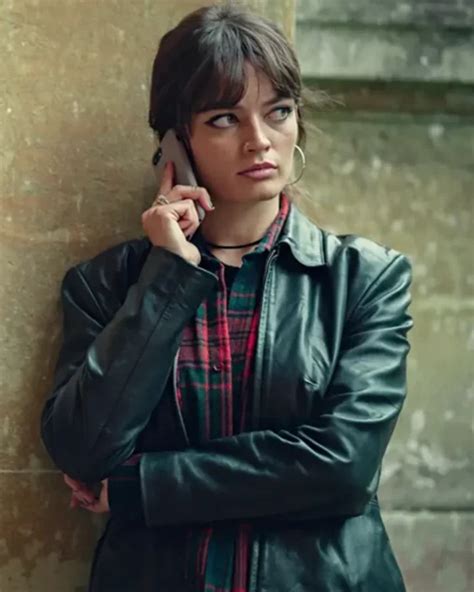 Emma Mackey For Sex Education S04 Shacket Jacket William Jacket
