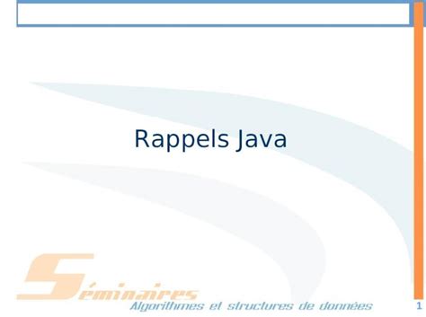 Ppt Les Collections En Java 1 Rappels Java Les Collections En Java 2