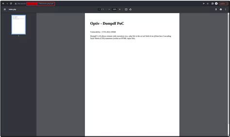 Exploiting Rce Vulnerability In Dompdf Optiv