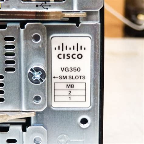 Cisco Vg Series Analog Voice Gateway Vg350k9 Vg350 Spe150k9 Vg350 14