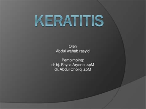 Ppt 136582060 Keratitis Pptppt