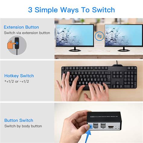 K HDMI USB KVM Swtich Honorstand Technology Co Limited