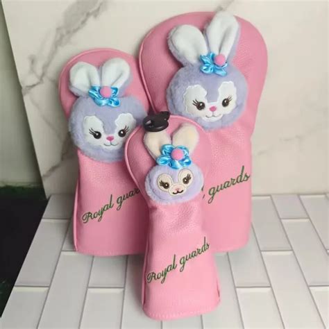 토끼 골프 클럽 우드 헤드커버 드라이버 페어웨이 우드 하이브리드 커버 골프 클럽 헤드 보호 우드 커버 2 가지 색상 Aliexpress