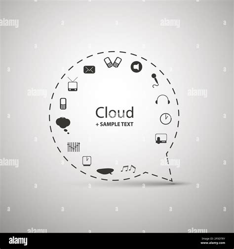 Cloud Computing Concept Design Stock Vector Image And Art Alamy