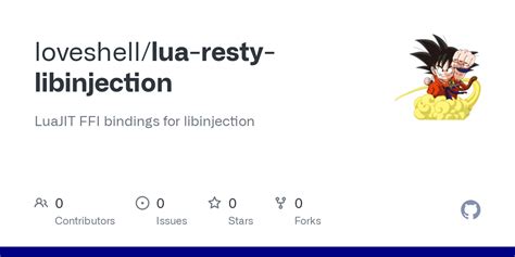 Github Loveshelllua Resty Libinjection Luajit Ffi Bindings For Libinjection