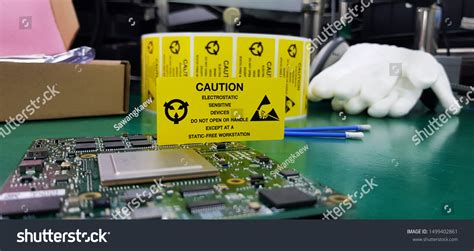 Attention Static Sensitive Devices Over 84 Royalty Free Licensable