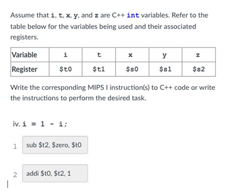 Mips Assembly How To Negate A Register Stack Overflow