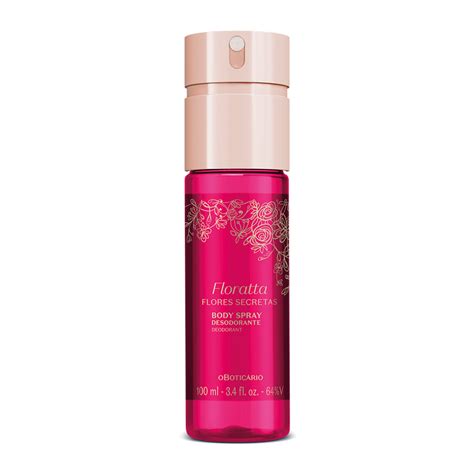 Body Spray Desodorante Floratta Flores Secretas 100ml O Boticário