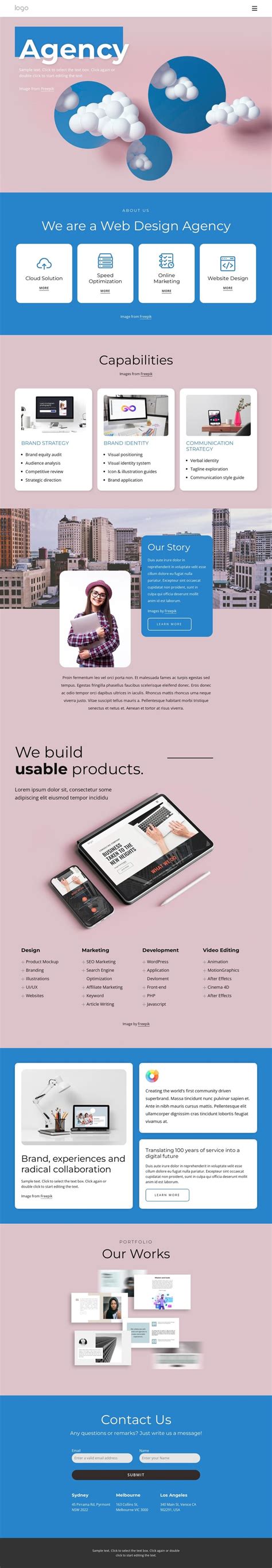 Experts In Website Design And Development Css Template By Nicepage