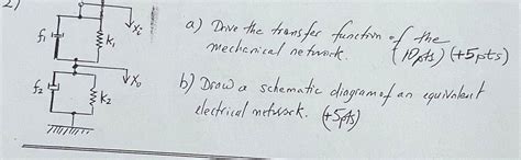 Solved A ﻿drive The Tronsfer Function Of Theb ﻿draw A